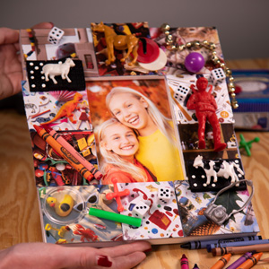 Upcycled game frame - Goodwill NCW